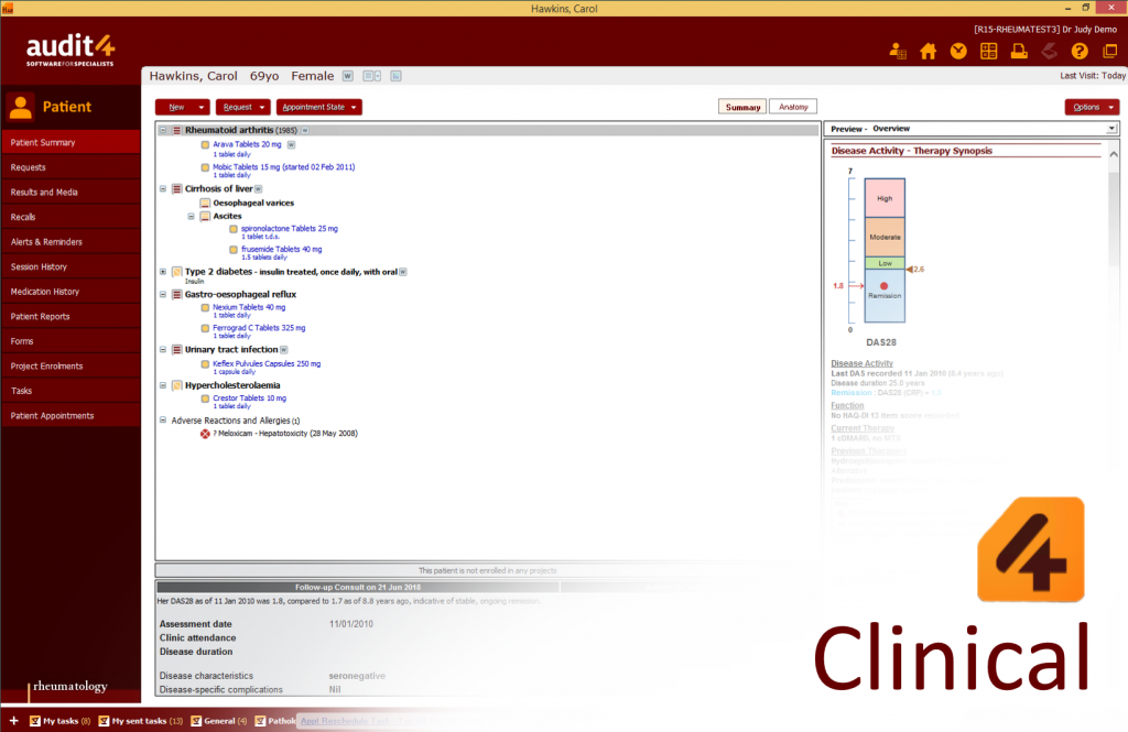 S4S and Audit4 clinical & practice management software